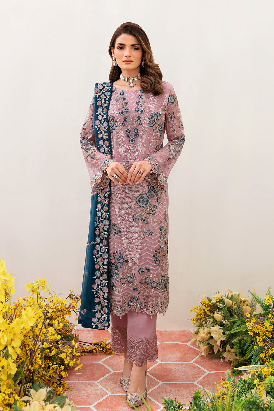 Embroidered Chiffon Collection 2023 | Women Unstitched | Ramsha