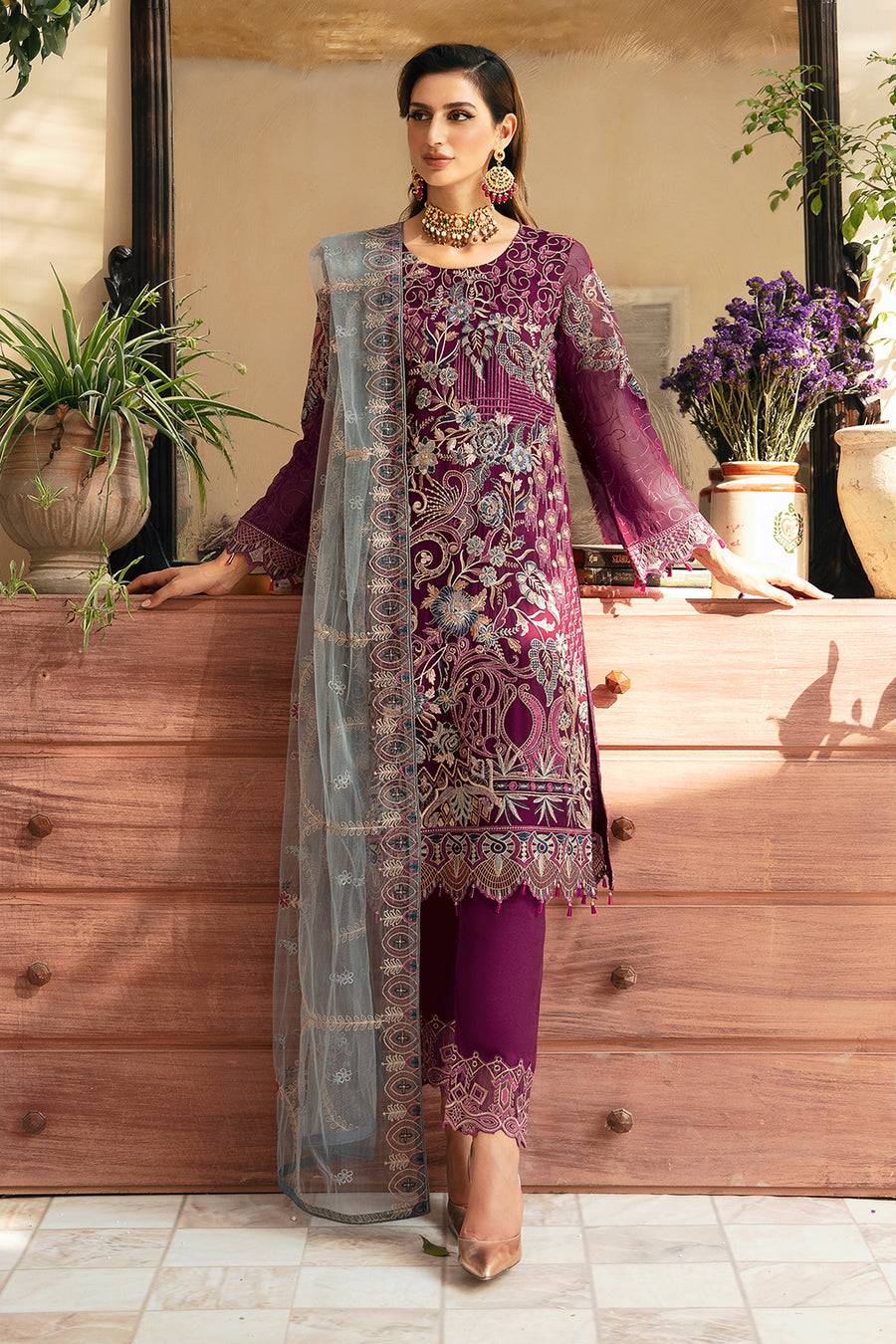 Embroidered Chiffon Collection 2024 | Women Unstitched – Ramsha