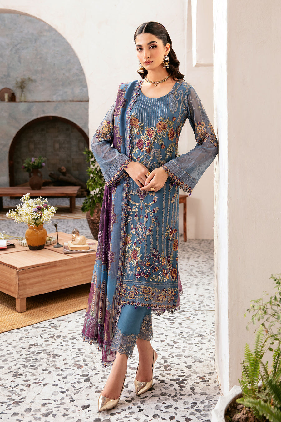Embroidered Chiffon Collection 2024 | Women Unstitched – Ramsha