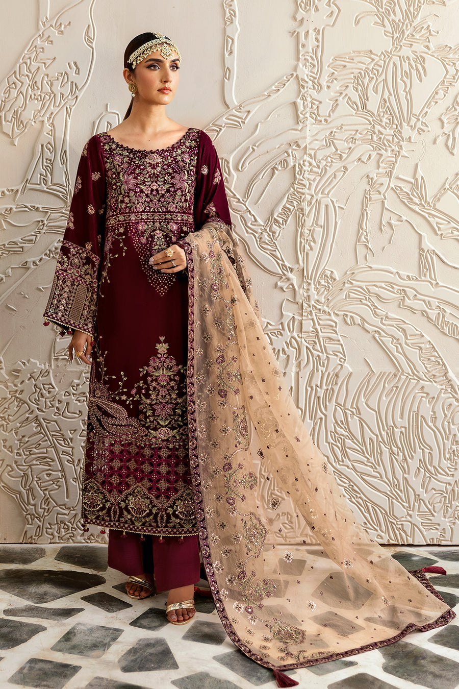 Velvet Dress Design Collection for Women – Ramsha