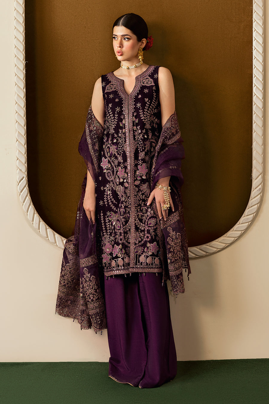 Velvet Dress Design Collection for Women – Ramsha