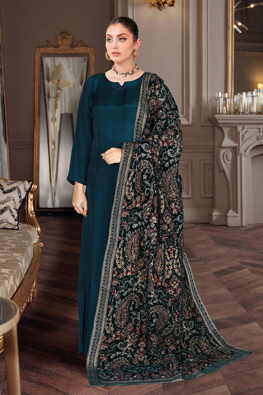 Luxury Shawls Collection | Embroidered Shawls | Ramsha – Tagged "shawls"