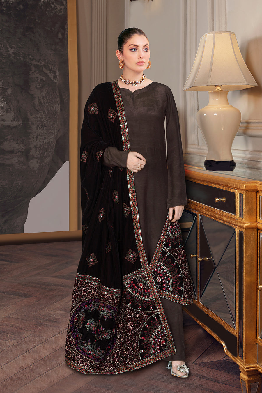 Velvet Dresses | Women Velvet Dress Designs | Latest Velvet Collection ...